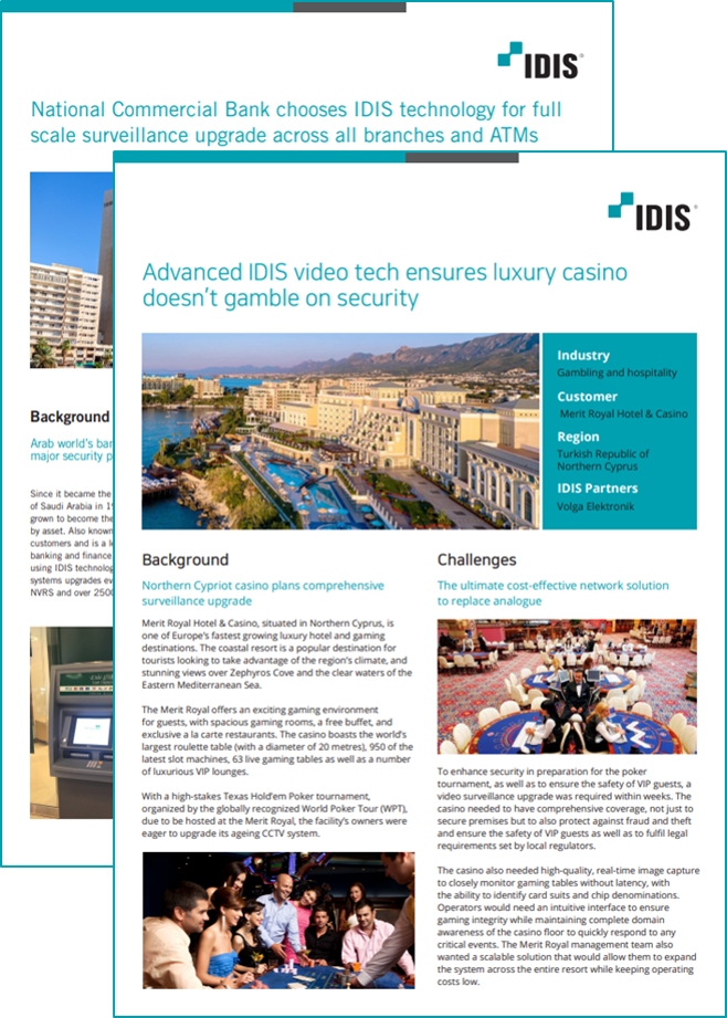 One Solution. One Company. | IDIS